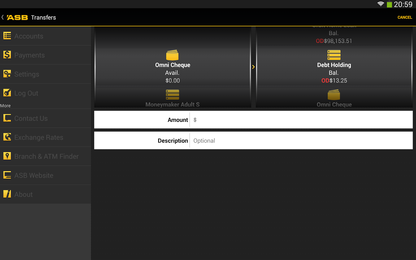 ASB Mobile Banking - screenshot