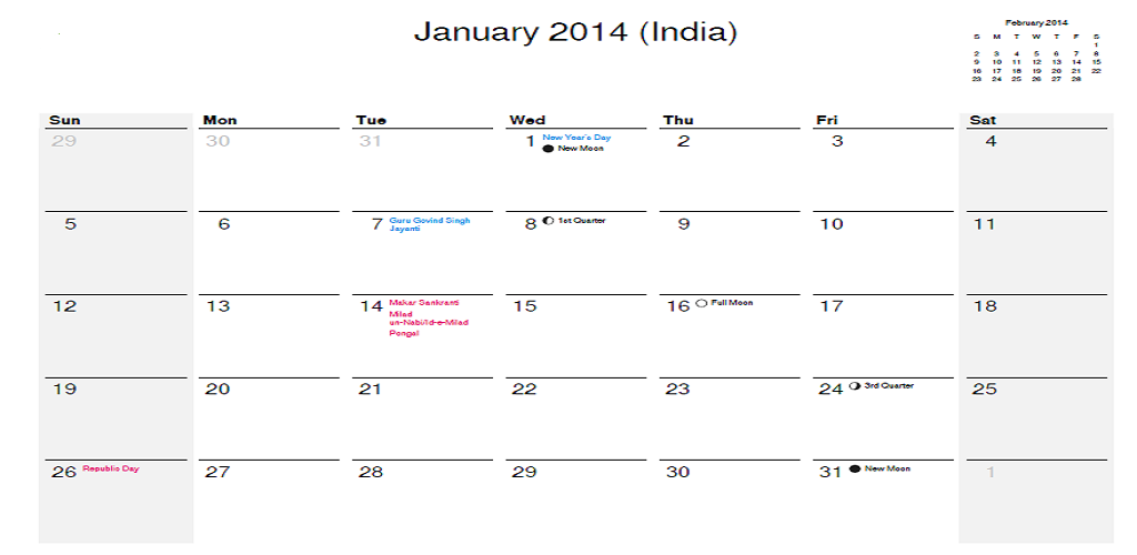 Customized Calendar – App Personalization for Android | Free Download