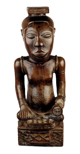 Ndop, wooden carving of King Shyaam aMbul aNgoong — Google Arts & Culture