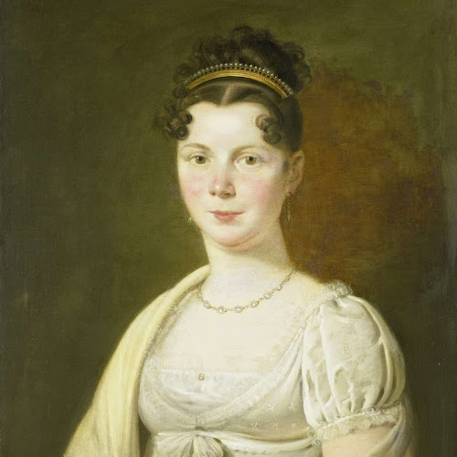 Portret van Wilhelmina Maria Haack (1786-1857). Vierde echtgenote van ...