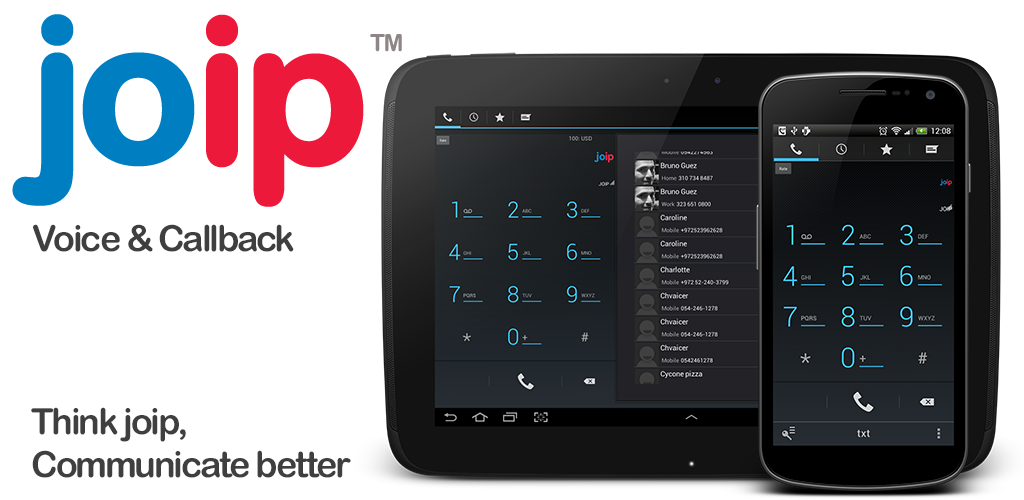 joip Mobile - Voice & Callback - آخرین نسخه 0.04-03 برای ارتباطات برنامه Android