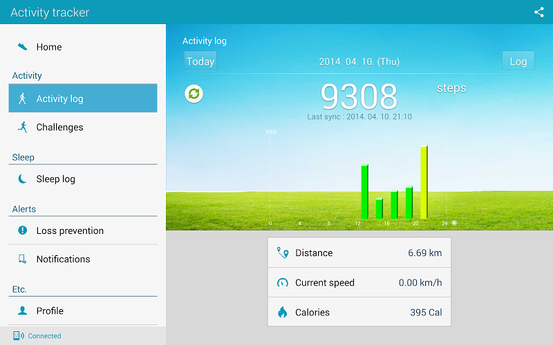 Samsung Activity Tracker Tab - Android App Sağlık Ve Fitness Için Son 1.2