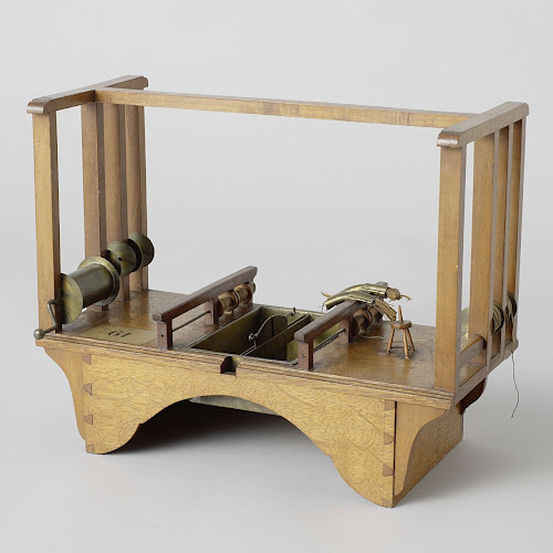 Model of an Installation for Tarring Rope Yarn, anonymous, c. 1849 ...