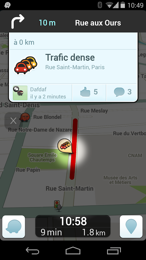 Waze Social GPS Maps & Traffic – Applications Android sur Google Play
